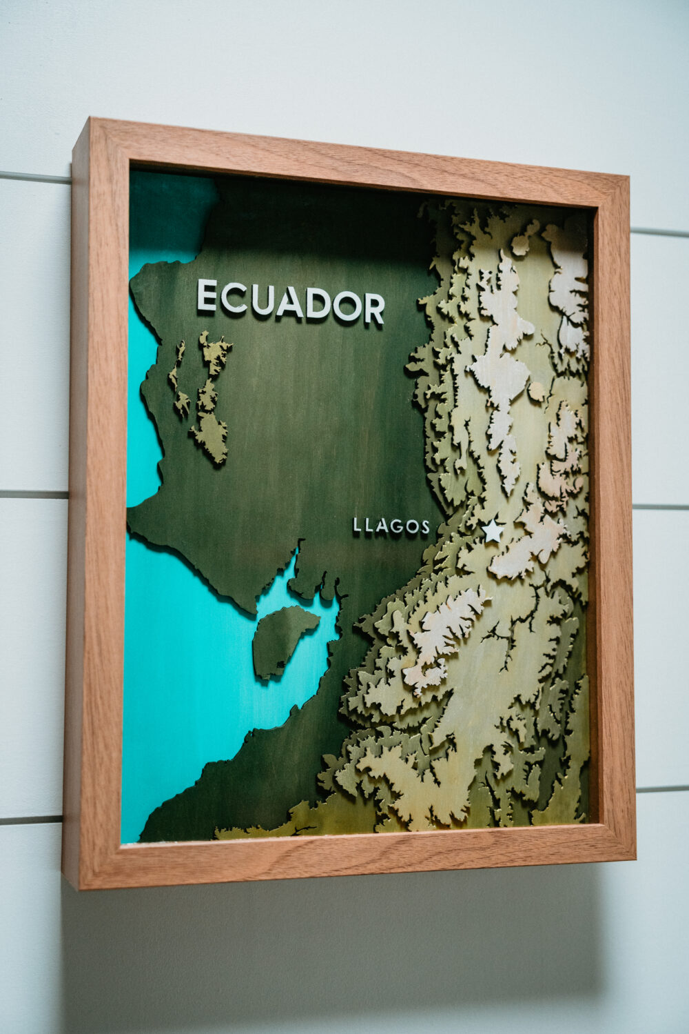 3D Wooden Topology Map - NYMAR Designs