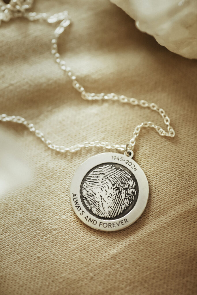 Memorial Fingerprint Necklace – NYMAR Designs